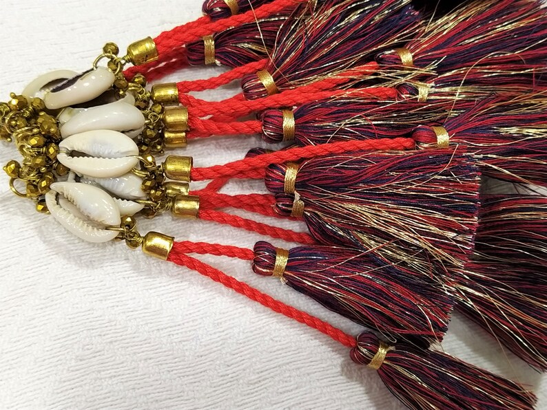 Cowrie Shell Tassels Purse & Handbag Decoration Cowrie Shell - Etsy