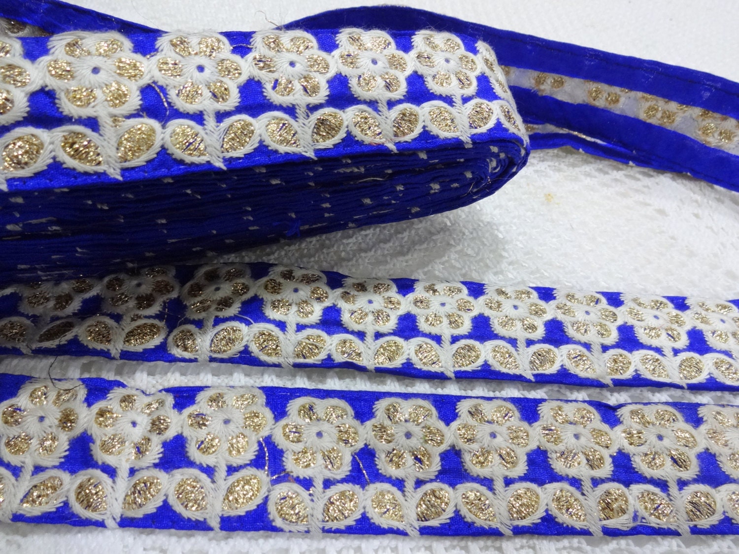 Indian Trim Embroidered Lace Crafting Sewing Ribbon Sari | Etsy