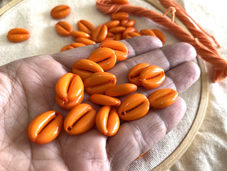 Cowry Shells Acrylic Cowrie Beads Decorative Beads Indian - Etsy