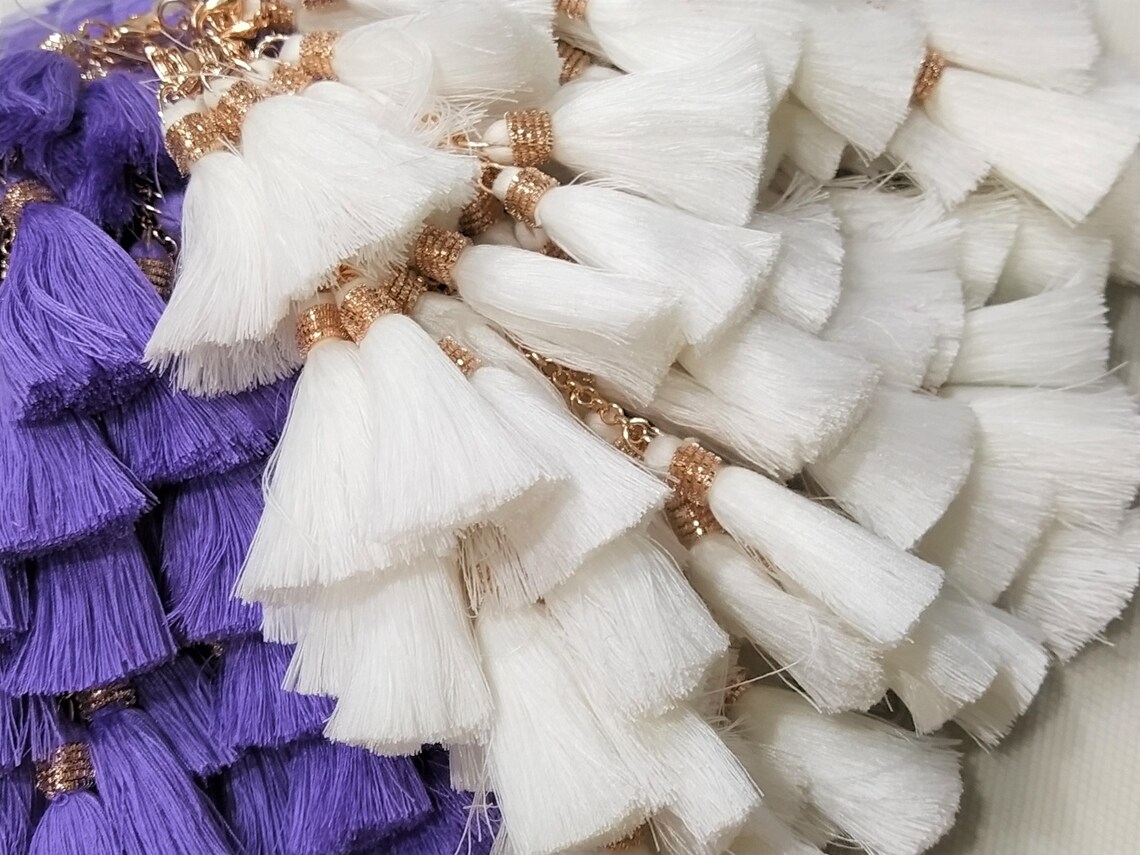 Indian Tassels Cotton Tassels Embellishment Long Tassels - Etsy