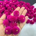 50 Pcs Handmade Pom Poms Balls With Wire Hook Woolen Pom - Etsy