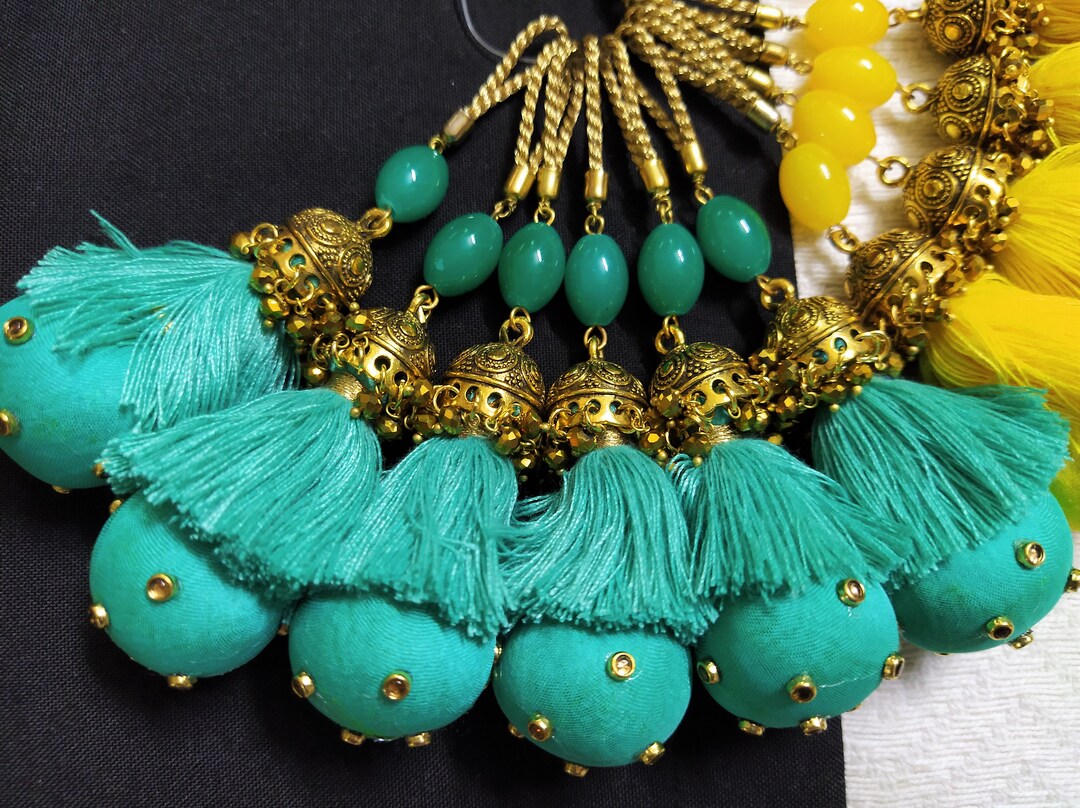 Tassels, Cotton Tassels, Embellishment, Decorative Jhumka Tassels ...