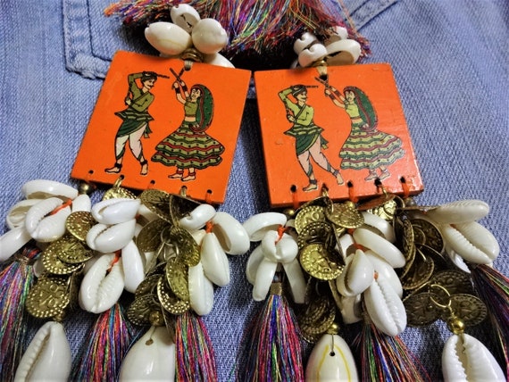 Indian Tassels Ethnic Purse & Handbag Decoration Cowrie - Etsy