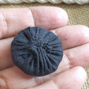 2 Pc Fabric Covered Buttons, Decorative Buttons, Sew on Buttons With ...