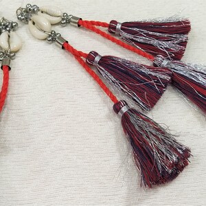 Cowrie Shell Tassels, Purse & Handbag Decoration, Cowrie Shell Swag ...