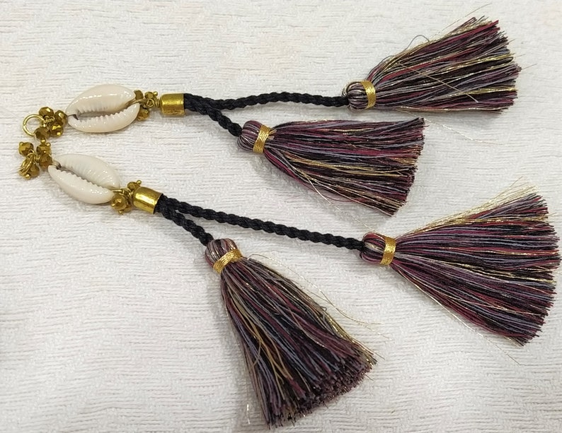 Cowrie Shell Tassels Purse & Handbag Decoration Cowrie Shell - Etsy