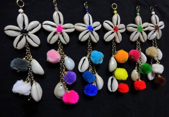 Cowry Shell Motifs Cowry Shell Rosettes Cowrie Tassels | Etsy