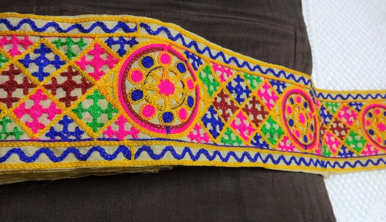Indian Lace Decorative Trim Craft Ribbon Saree Border | Etsy