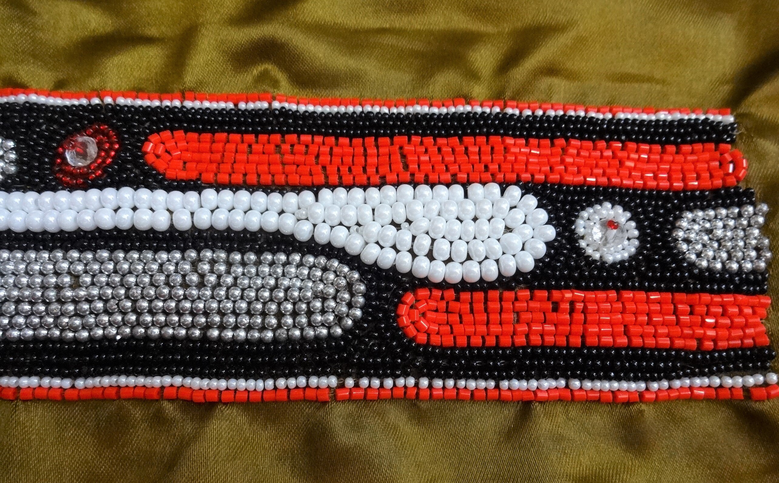 Handcrafted Indian Embroidered Patch Fabric Beaded Applique - Etsy India
