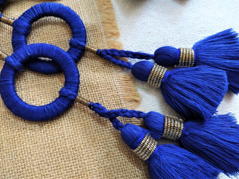 Indian Tassels Cotton Tassels Embellishment Long Tassels - Etsy