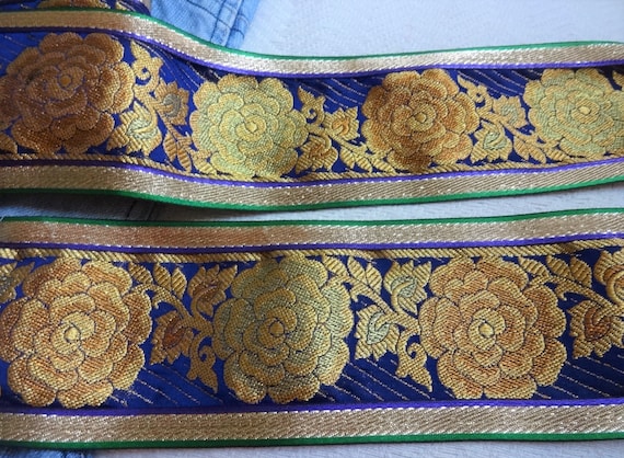 Indian Silk Lace Indian Trim Fabric Lace Decorative - Etsy
