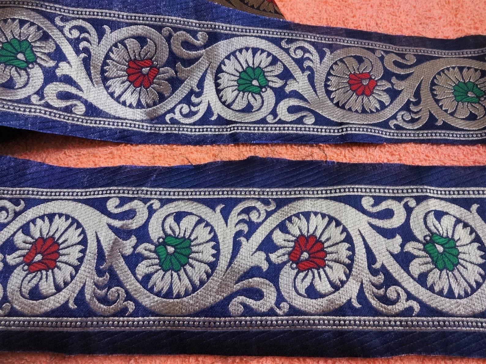 Indian Silk Lace Indian Trim Fabric Lace Decorative - Etsy