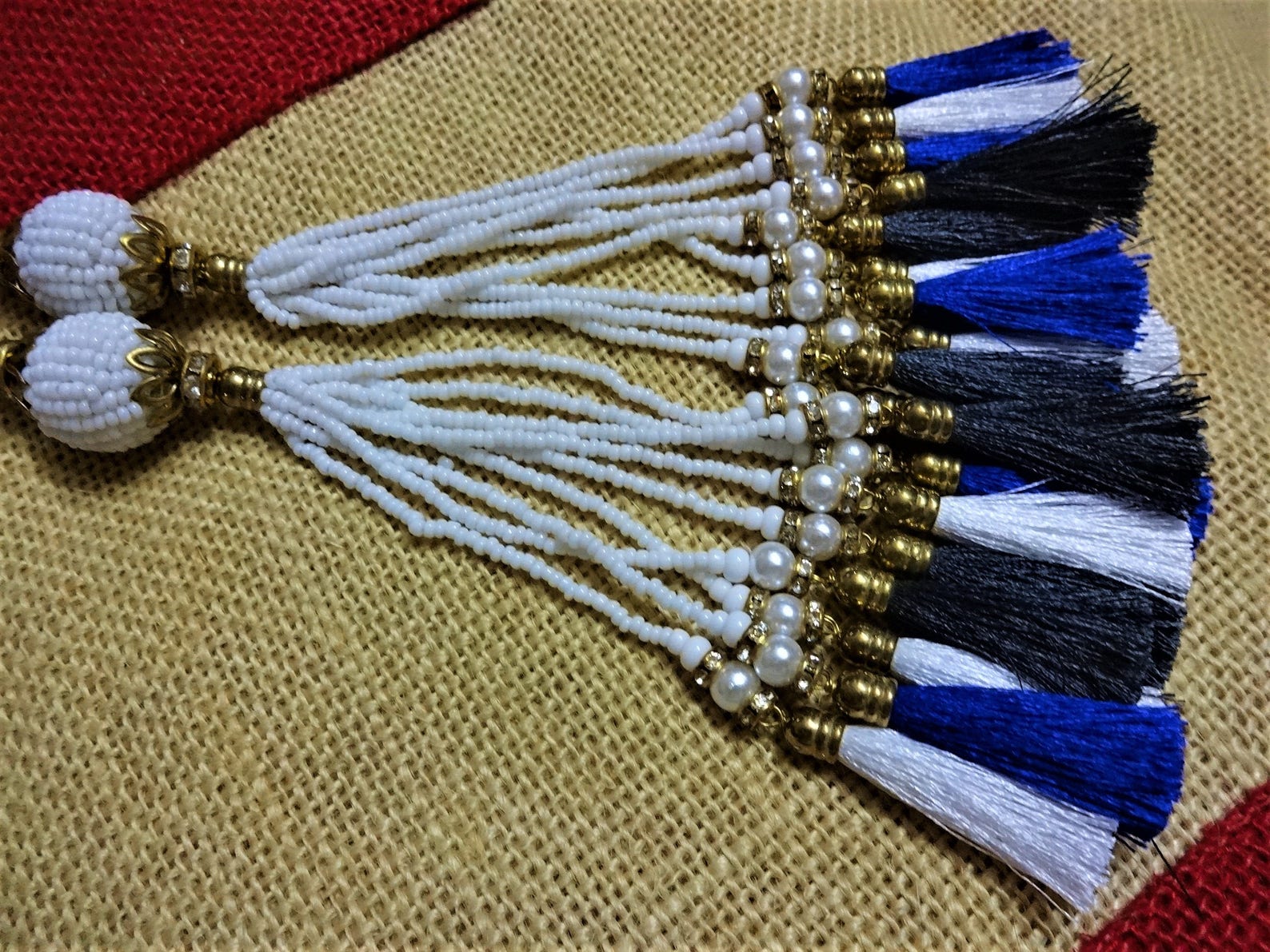 Indian Tassels Silk Tassels Beaded Tassels Purse & Handbag - Etsy India