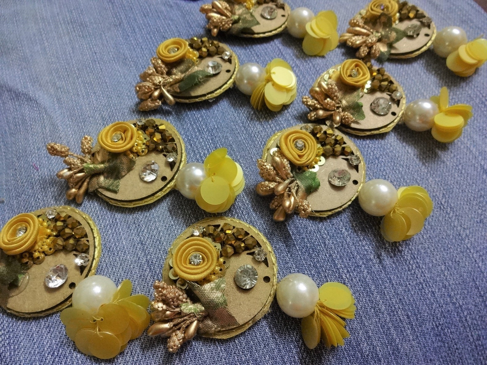 Buttons Decorative Buttons Handmade Stick on Buttons Flat - Etsy