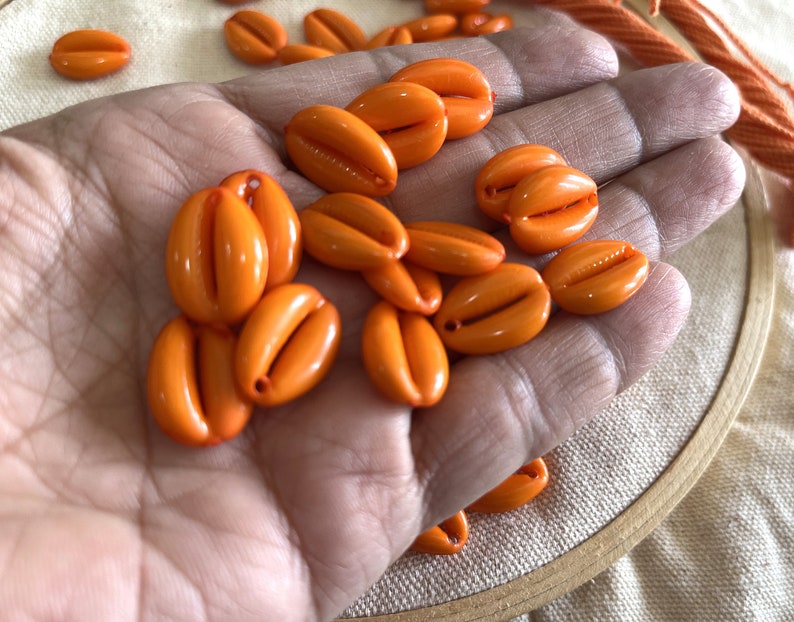 Cowry Shells Acrylic Cowrie Beads Decorative Beads Indian - Etsy