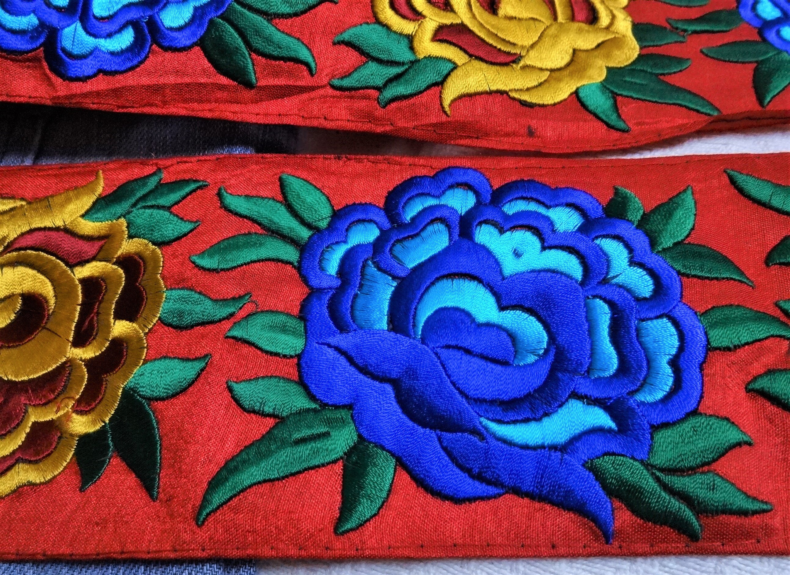 Indian Embroidered Lace Decorative Trimmings Sari Border | Etsy