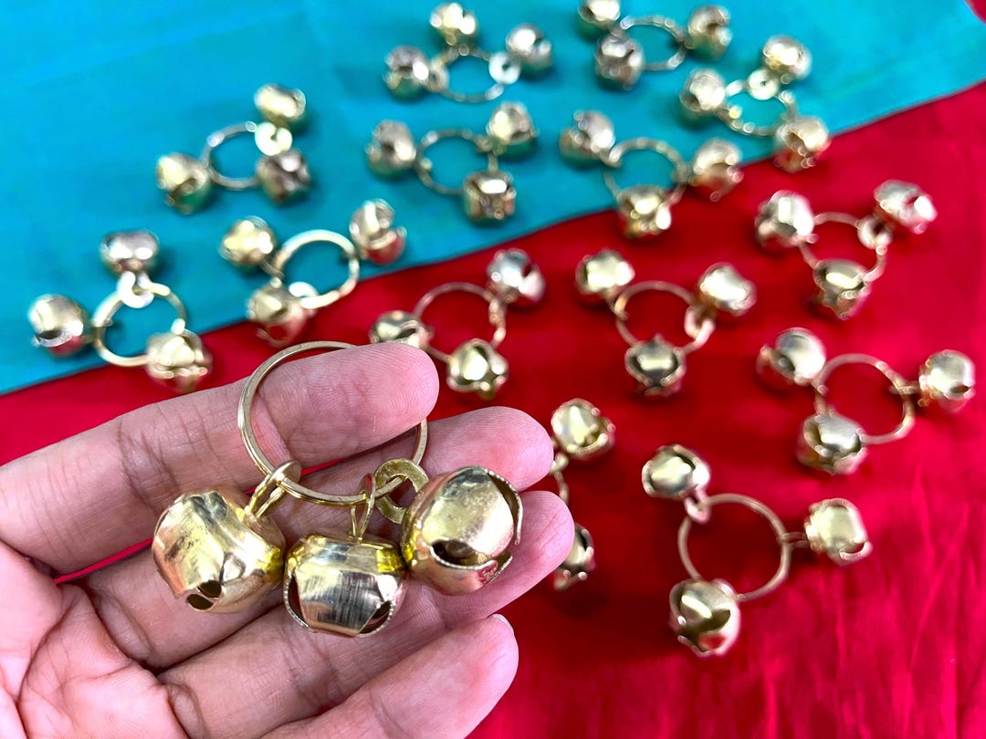 Indian Bells, Large Bells, Craft Supplies, Decorative Large Metal Bells ...