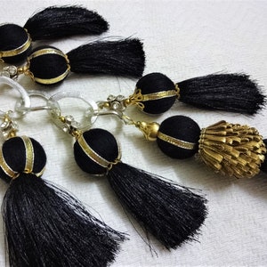 Long Tassel Ball Tassel Silk Tassel Decorative Zari Trim - Etsy