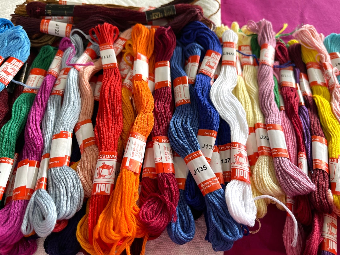 Coats Cotton Cords, Hand Embroidery Thread, Cross Stitch Sewing Thread ...