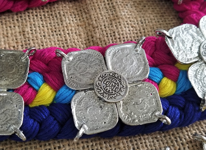Square Metal Coin Charms, Jewelry Supplies, Indian 5 Paise Coin ...