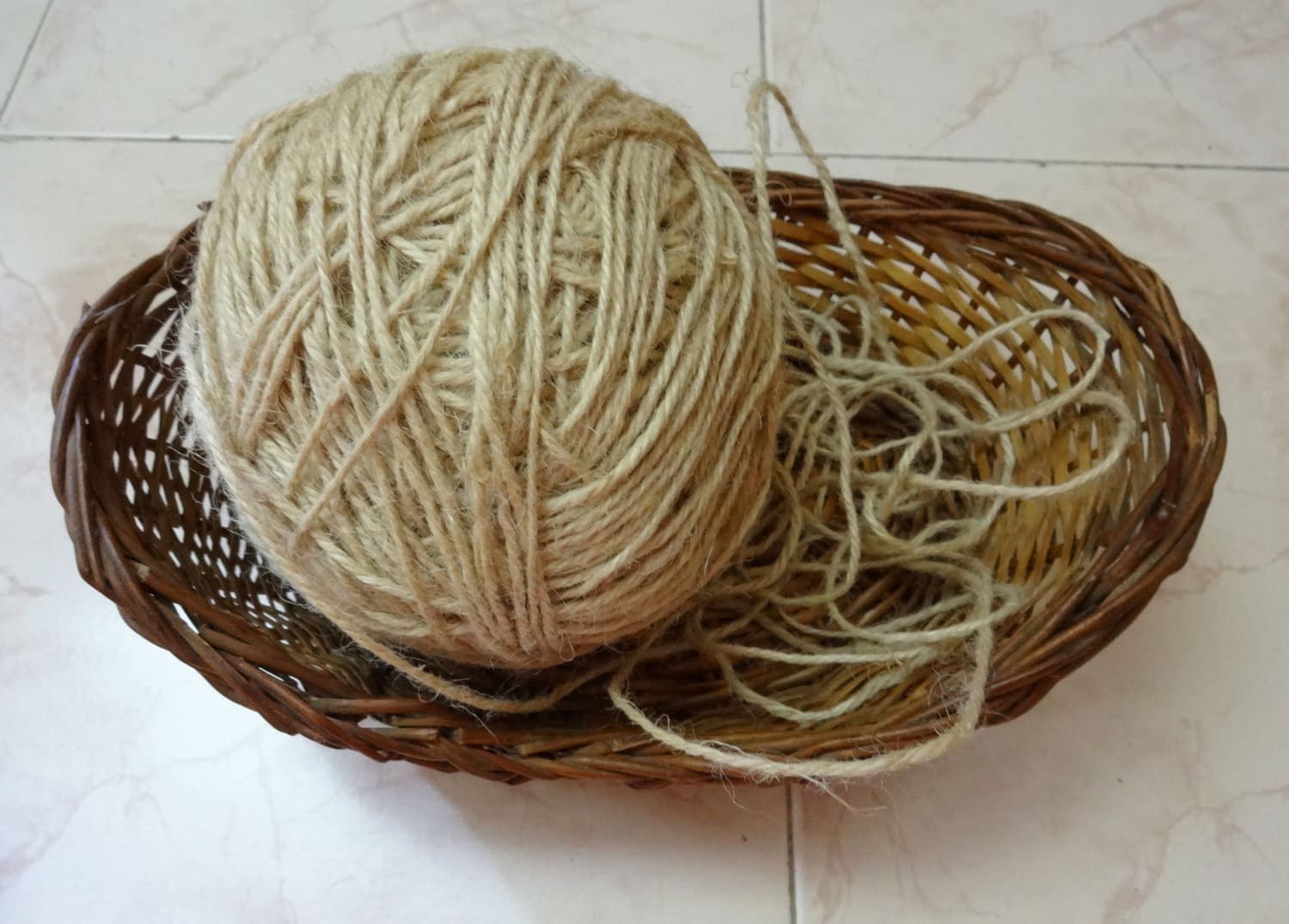 Indische Jute natürliche handgesponnene Jute Garn Bindfäden | Etsy
