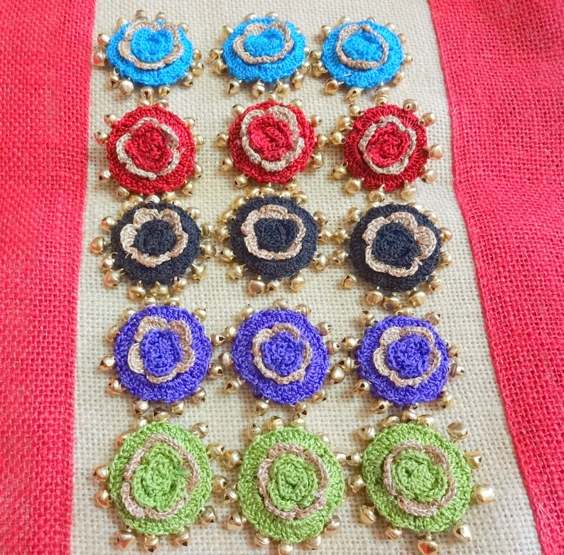 Buttons, Crochet Buttons, Decorative Buttons, Handmade Sew on Buttons ...