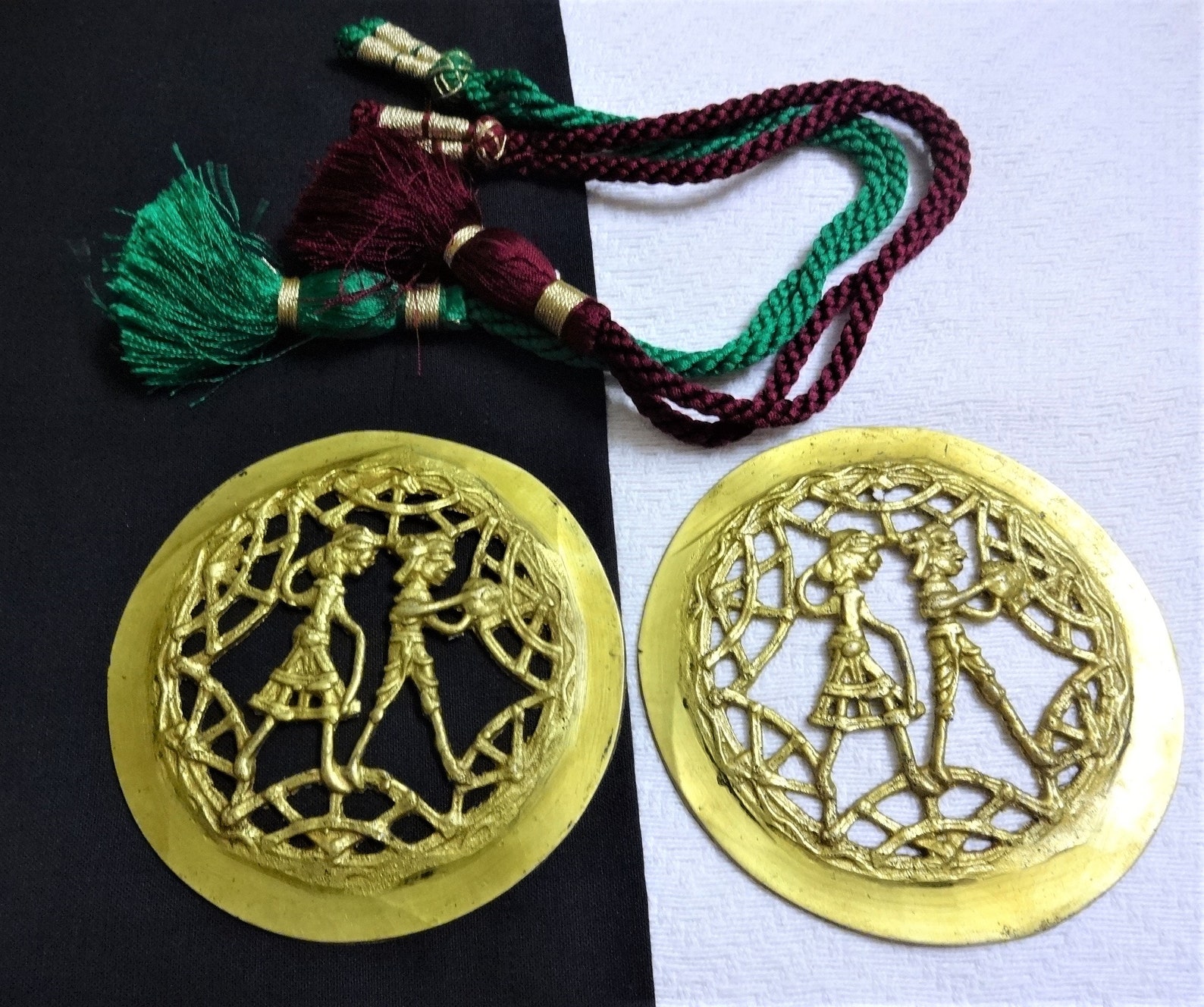 Indian Brass Artware Brass Craft Ethnic Metal Tribal Craft | Etsy