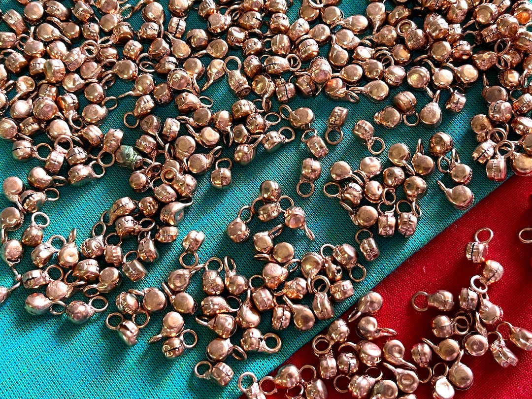 5 Mm Copper Polished Tiny Metal Craft Bells, Tribal Gypsy Bells ...
