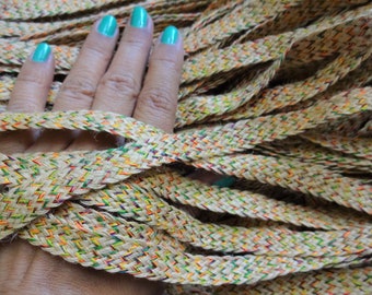 Indian Jute Jute Threads Jute Yarn Braided With Multi Colour | Etsy