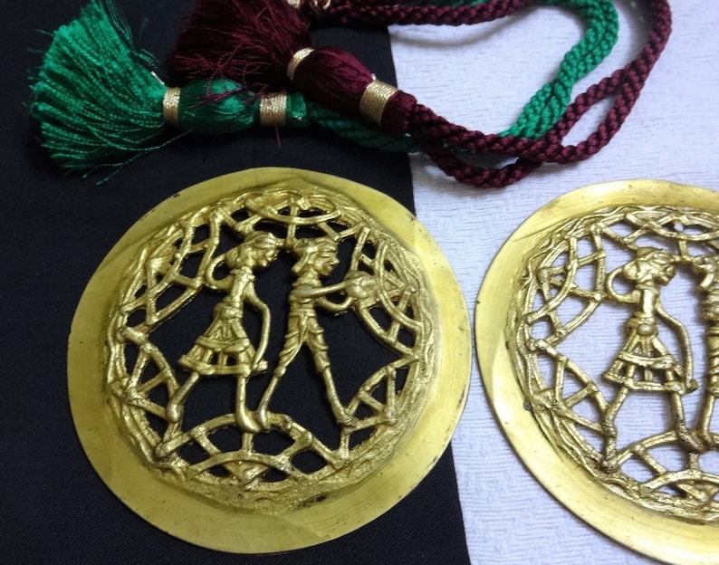 Indian Brass Artware Brass Craft Ethnic Metal Tribal Craft - Etsy