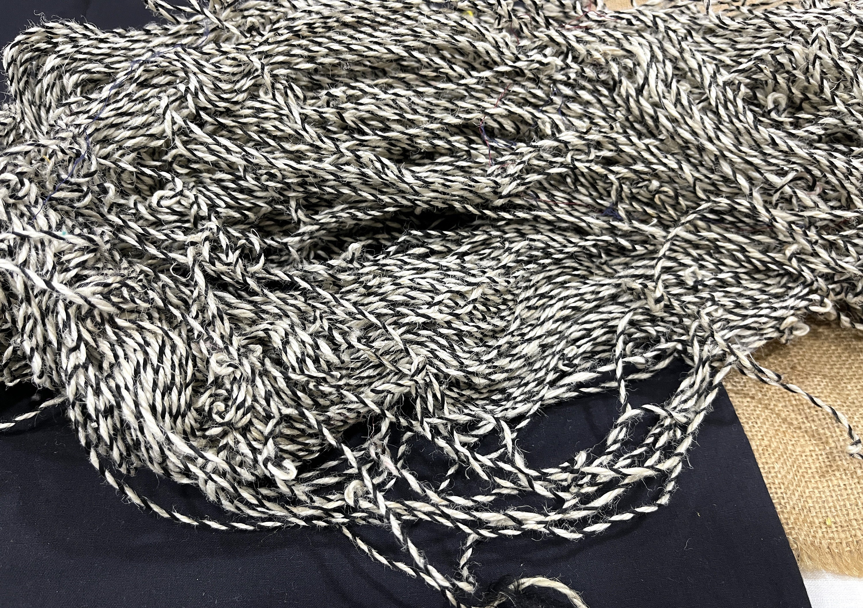 Natural Handspun Jute Yarn, Jute Twine, Indian Jute Thread, Burlap ...
