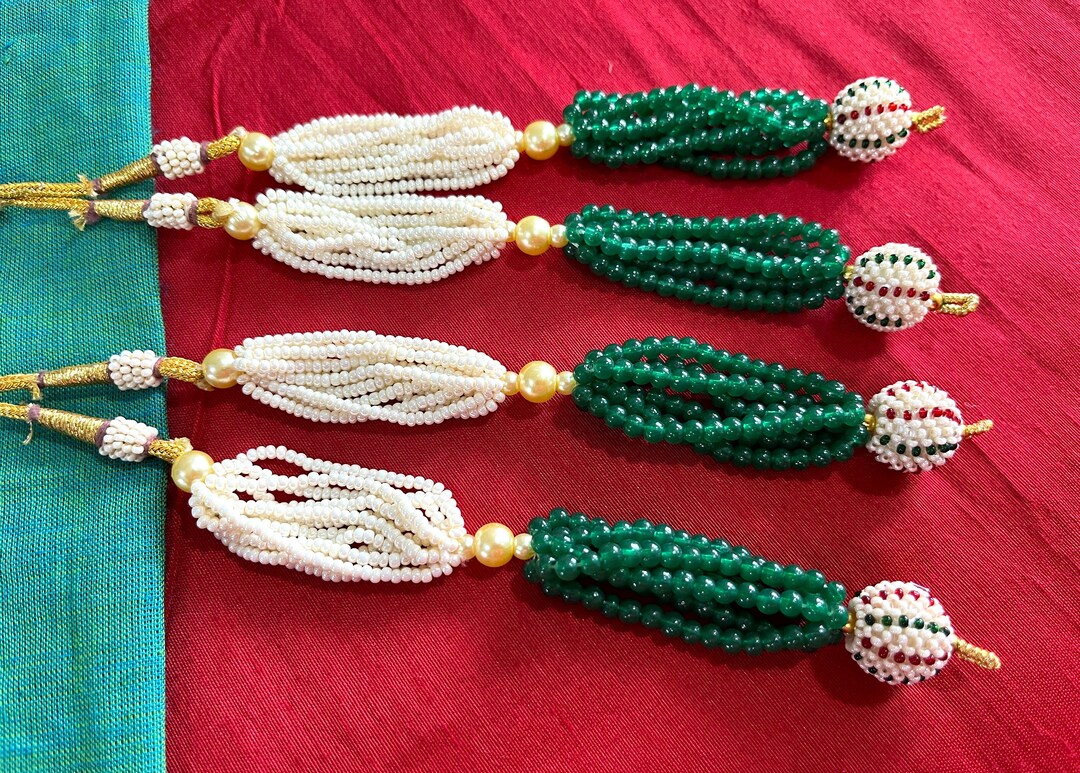 Adjustable Handmade Necklace Thread, Indian Beaded Necklace Jewelry ...