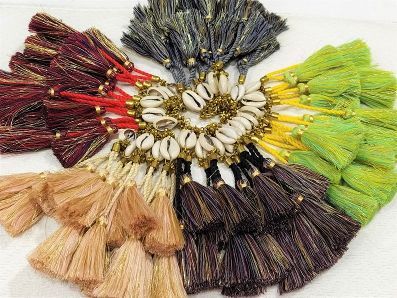 Cowrie Shell Tassels Purse & Handbag Decoration Cowrie Shell - Etsy