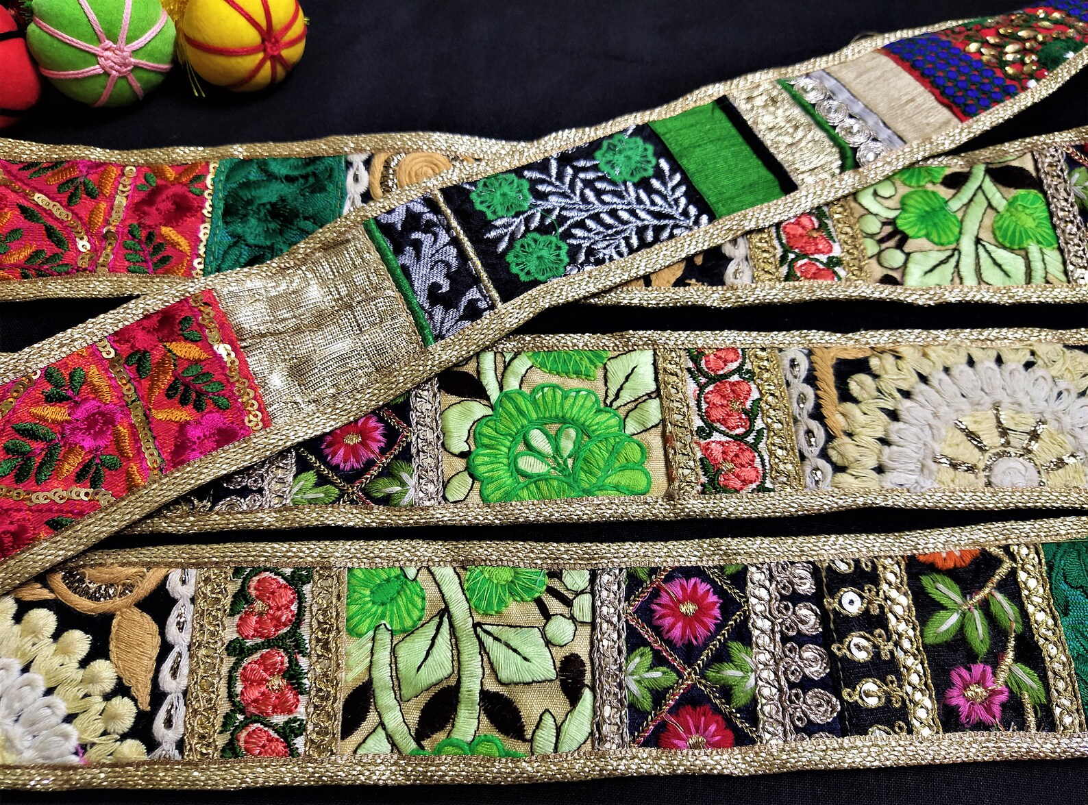 Indian Patch Embroidered Lace Ethnic Trim Sari Border - Etsy