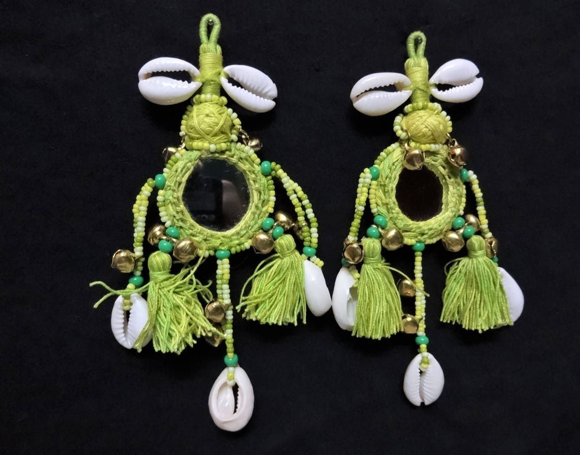 Cowrie Shell Tassels Purse & Handbag Decoration Bell Swag | Etsy