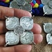 Square Metal Coin Charms, Jewelry Supplies, Indian 5 Paise Coin ...