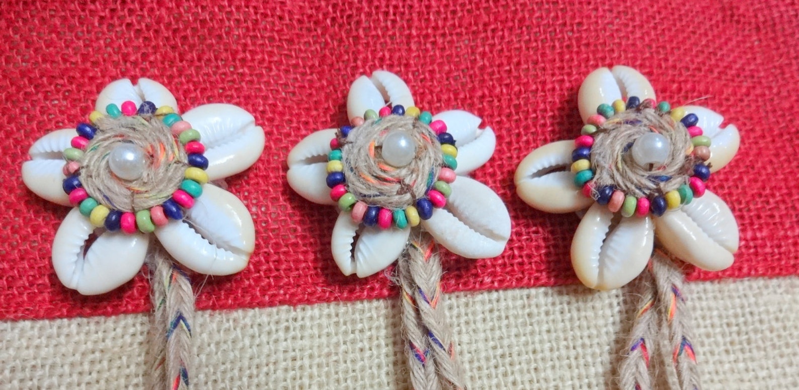 Indian Cowrie Flowers Cowry Shell Motifs Cowry Shell - Etsy