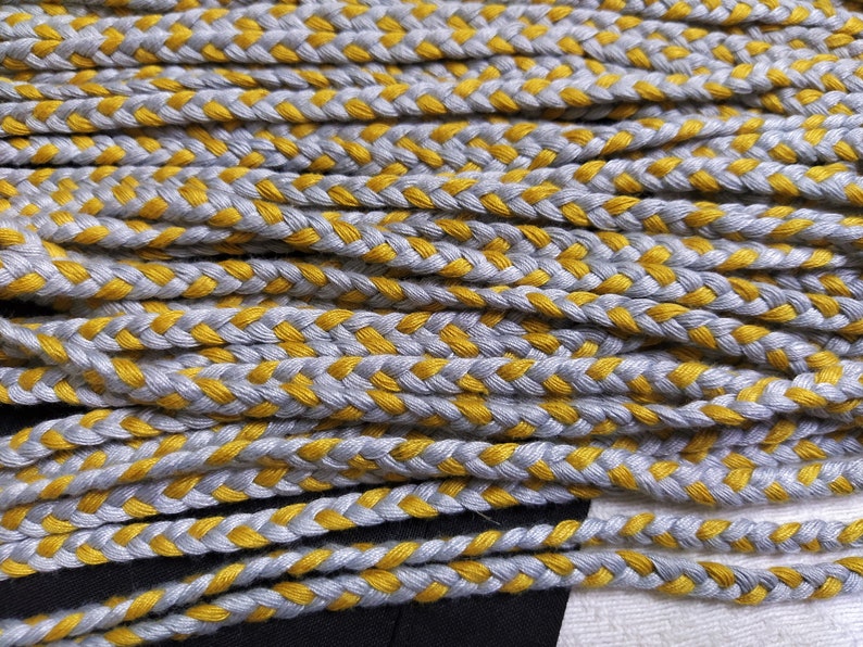 Braided Cotton Cord Cotton Ribbon 6MM Braided Cotton Thread - Etsy