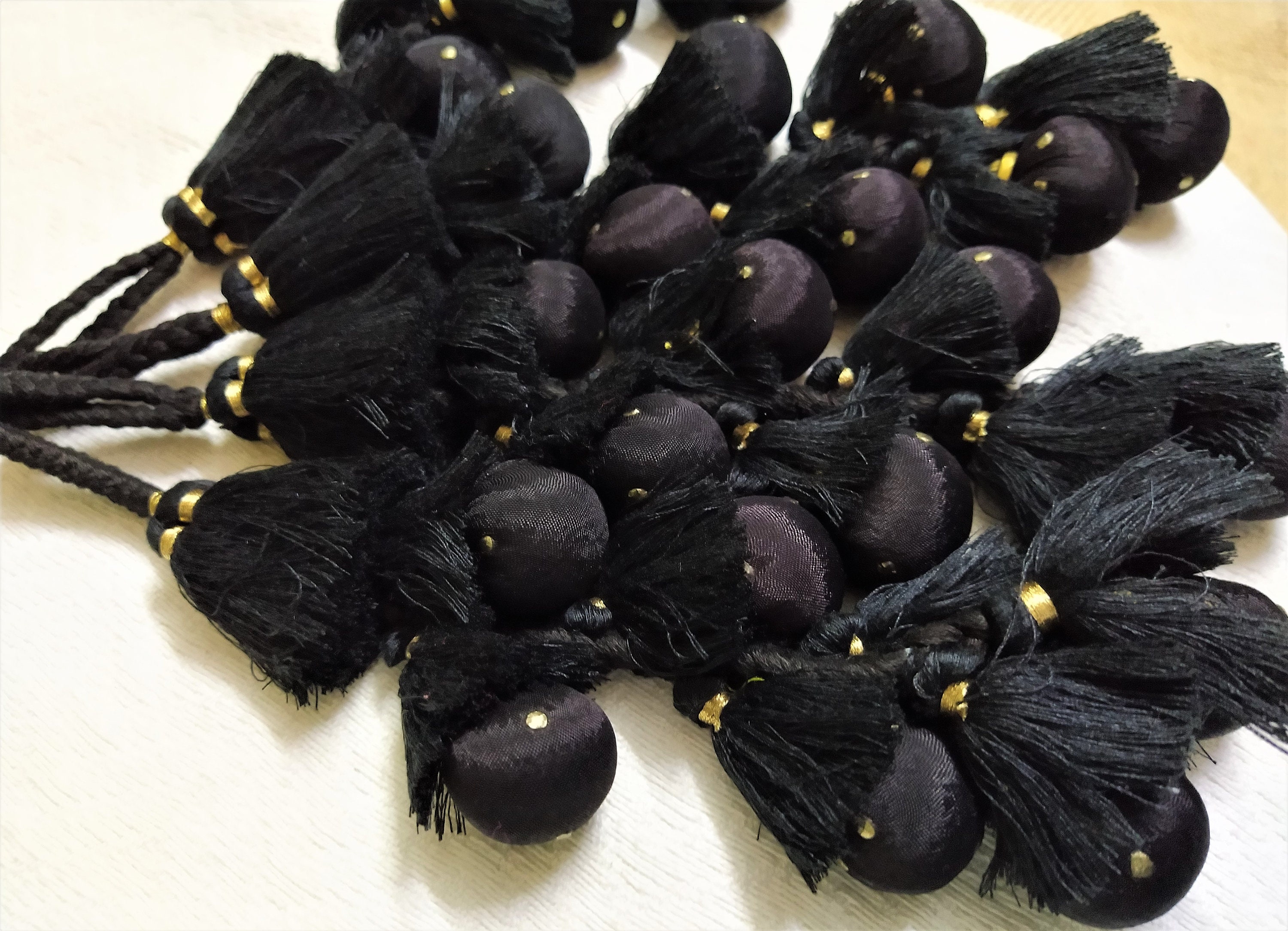 Indian Cotton Tassels Embellishment Long Tassels Decorative | Etsy