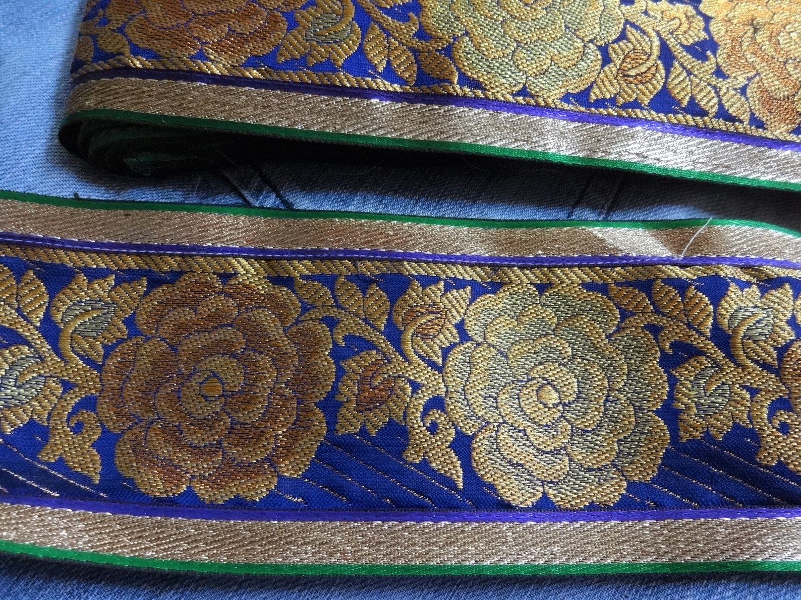 Indian Silk Lace Indian Trim Fabric Lace Decorative - Etsy