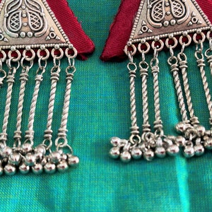 Indian Jewelry, Ethnic Earrings With Rod Connectors, Traditional ...