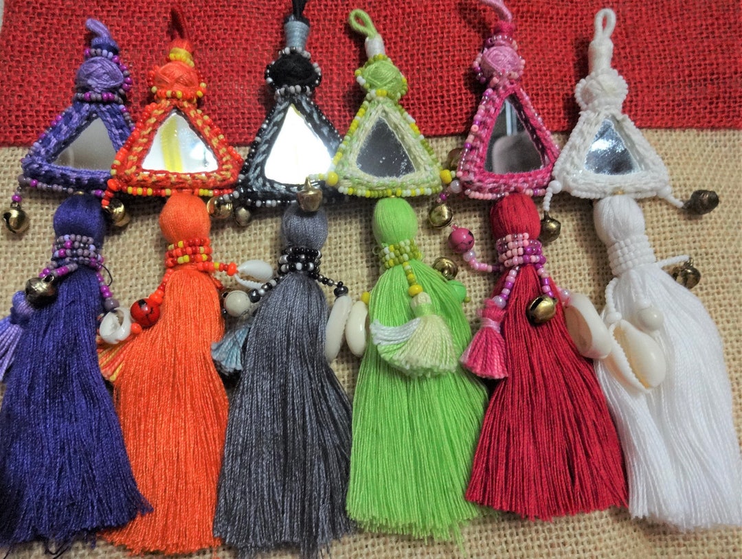 Cowrie Shell Tassel,purse & Handbag Decoration,bell Swag,mirror Tassel ...