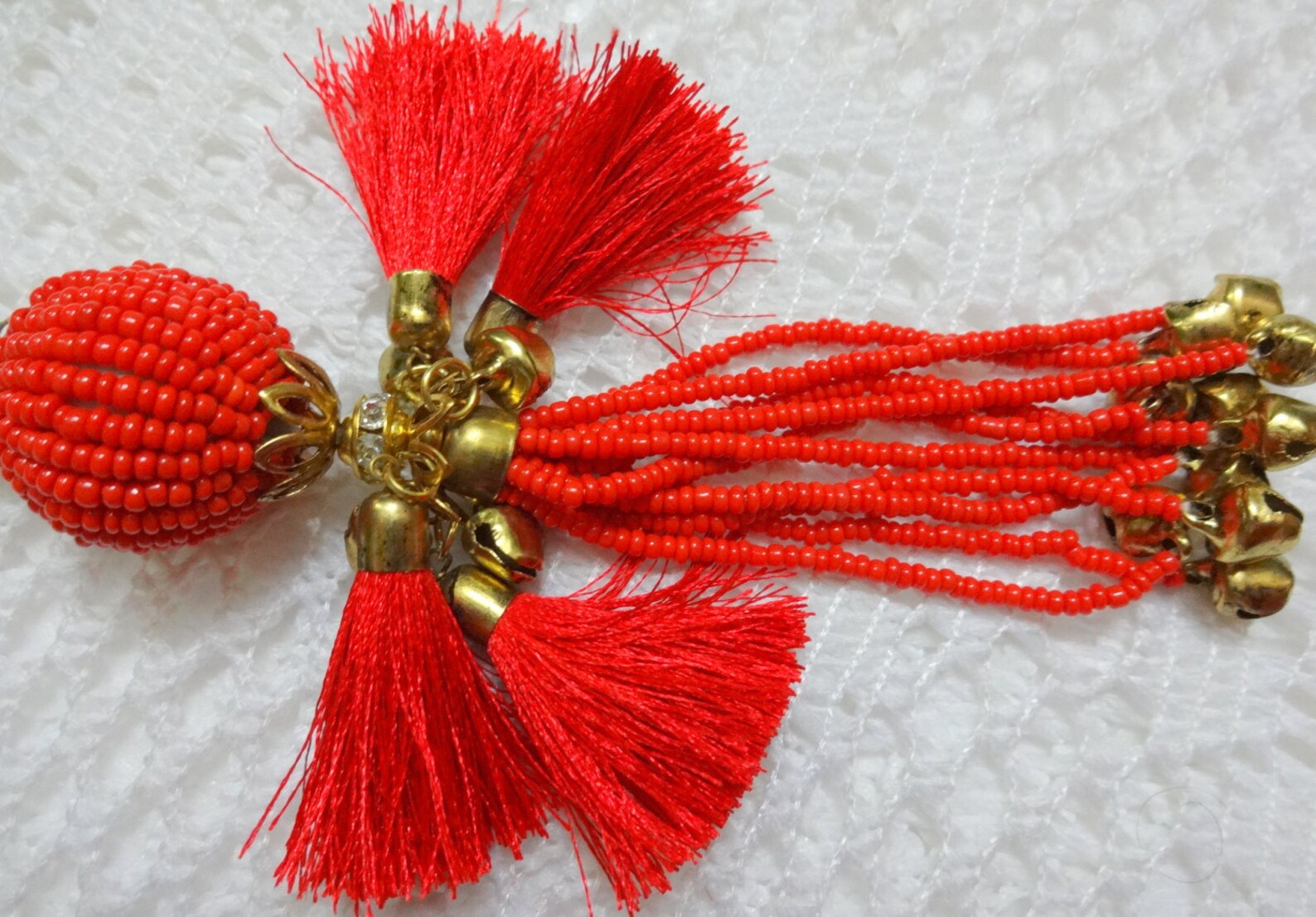 Indian Bell Tassels, Silk Tassels, Chain Tassels, Purse & Handbag ...