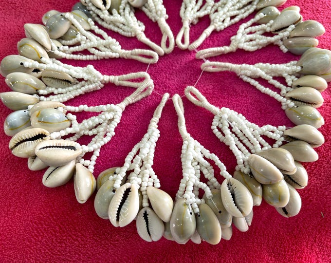 Cowry Shell Motifs, Cowry Shell Bunch Tassels, Beaded Cowrie Tassels ...