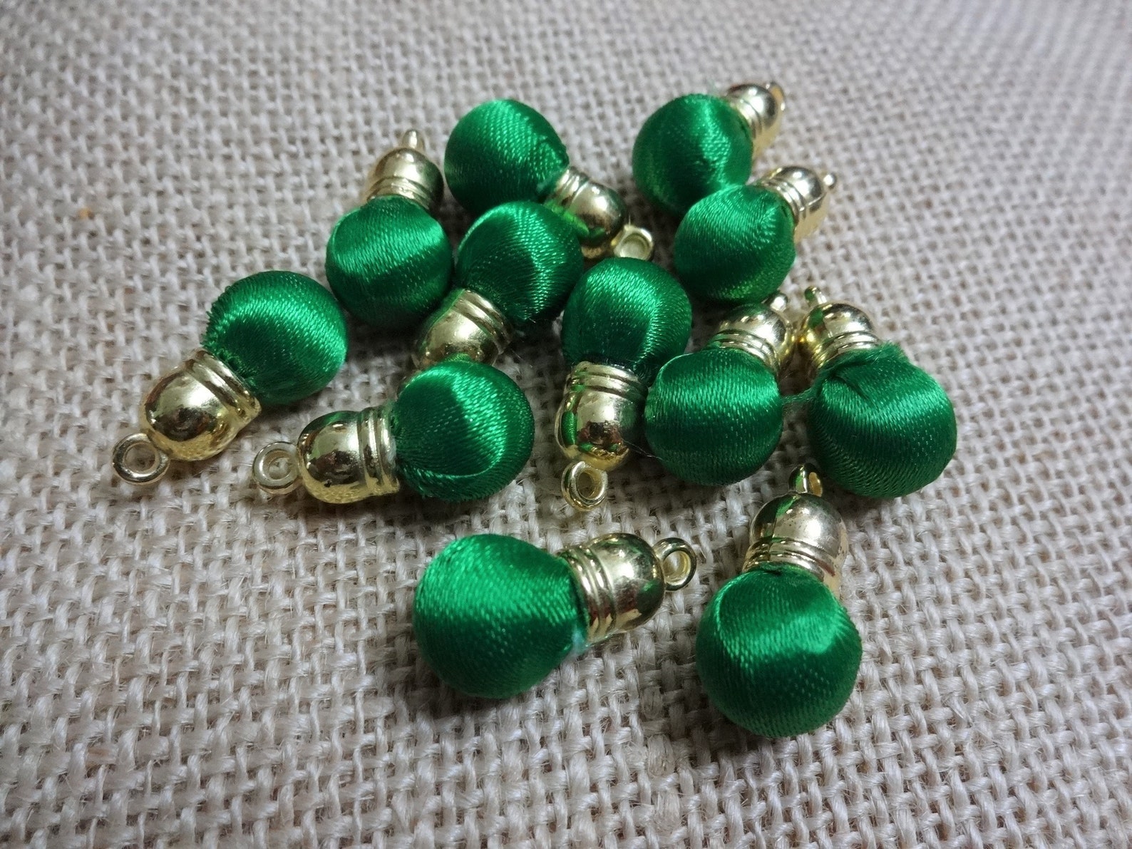 10 Pcs Handmade Tassels Ball Tassels Indian Tassels Fabric - Etsy