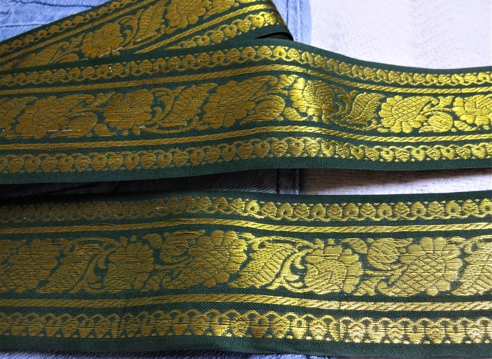 Indian Laces Indian Jacquard Trim Fabric Lace Decorative | Etsy