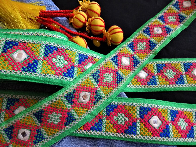 Indian Lace Decorative Craft Ribbon Sewing Supply Boho Sari - Etsy