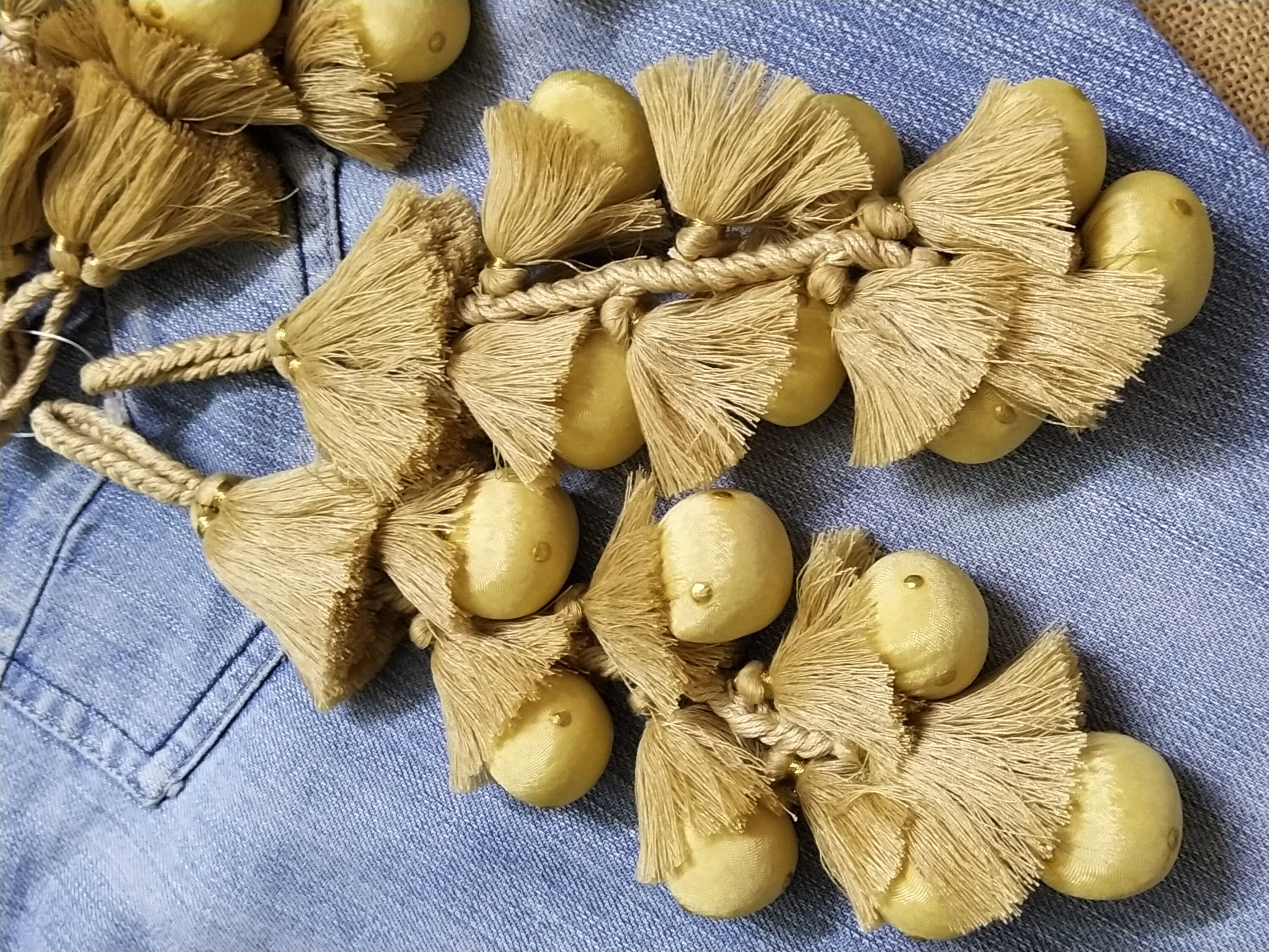 Indian Cotton Tassels, Embellishment, Long Tassels, Decorative Tassels ...