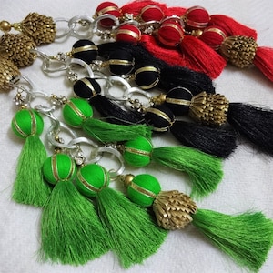 Long Tassel Ball Tassel Silk Tassel Decorative Zari Trim Tassel Sari ...