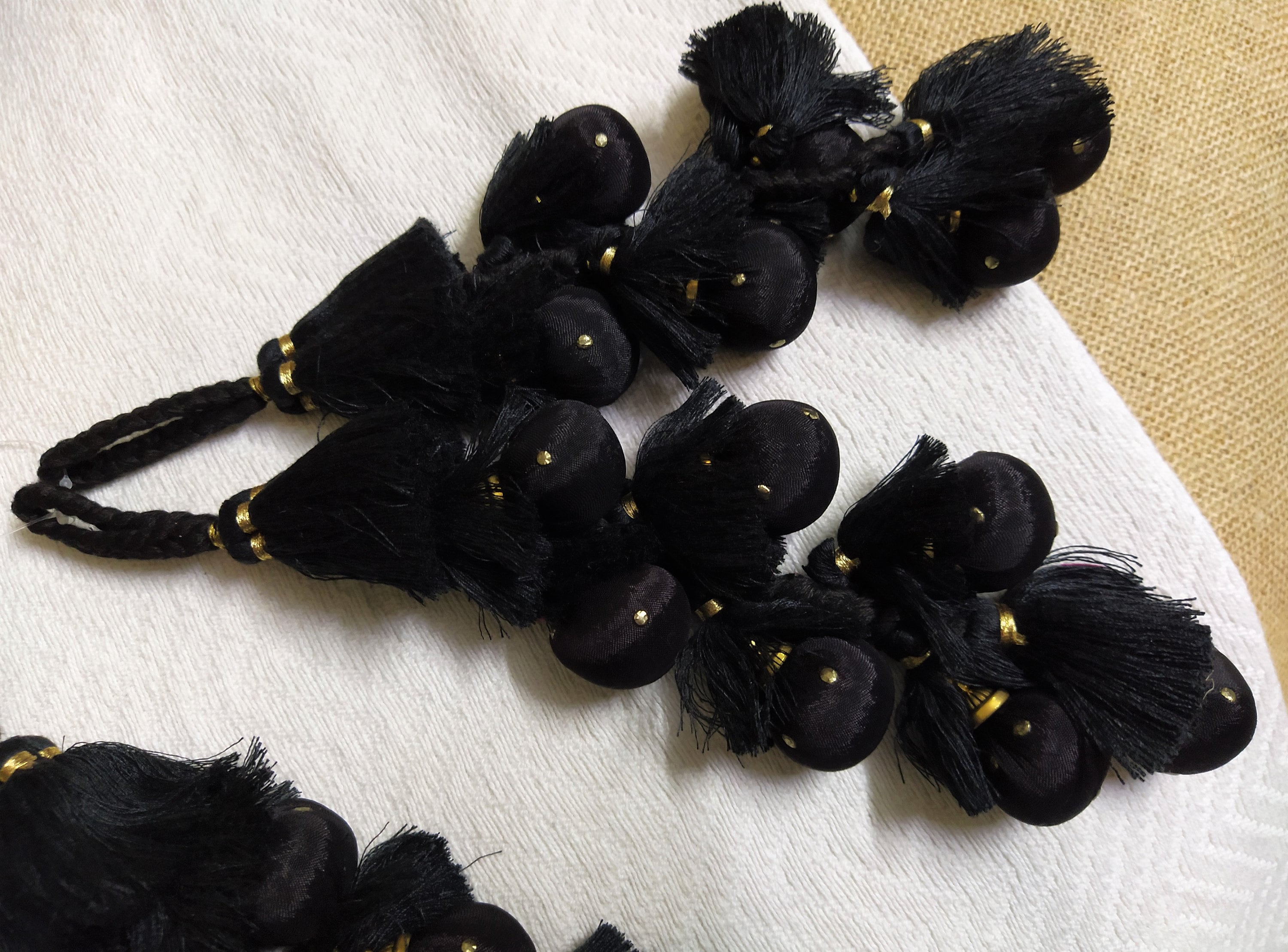 Indian Cotton Tassels Embellishment Long Tassels Decorative | Etsy